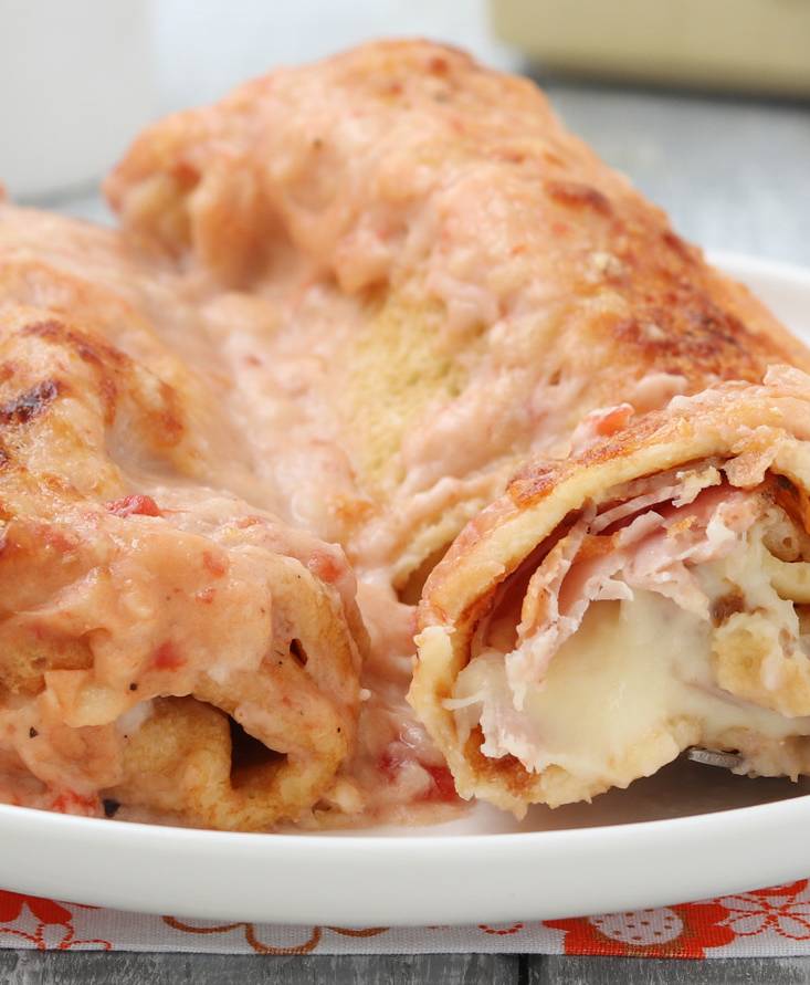 Crêpes speck e mozzarella | Elena Laudicina | Pomi Italia