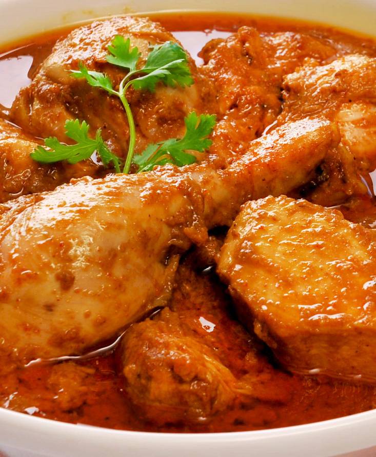 Korma di pollo rosso - India | Pomi Italia